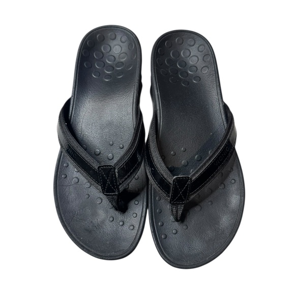 Vionic | Shoes | Vionic Black Orthotic Flip Flop Sandals Womens Size 7 ...